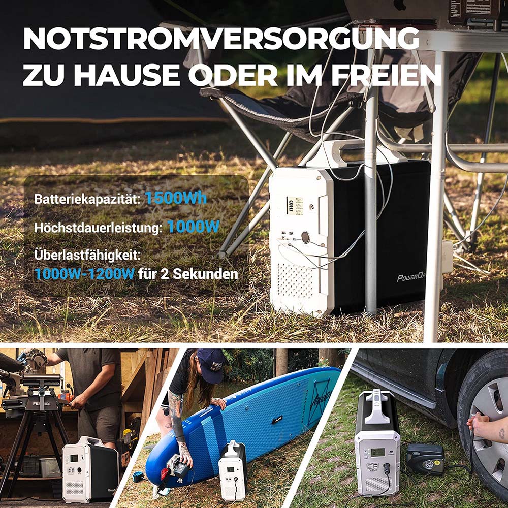 BLUETTI EB150 1500Wh Portable Power Station Black