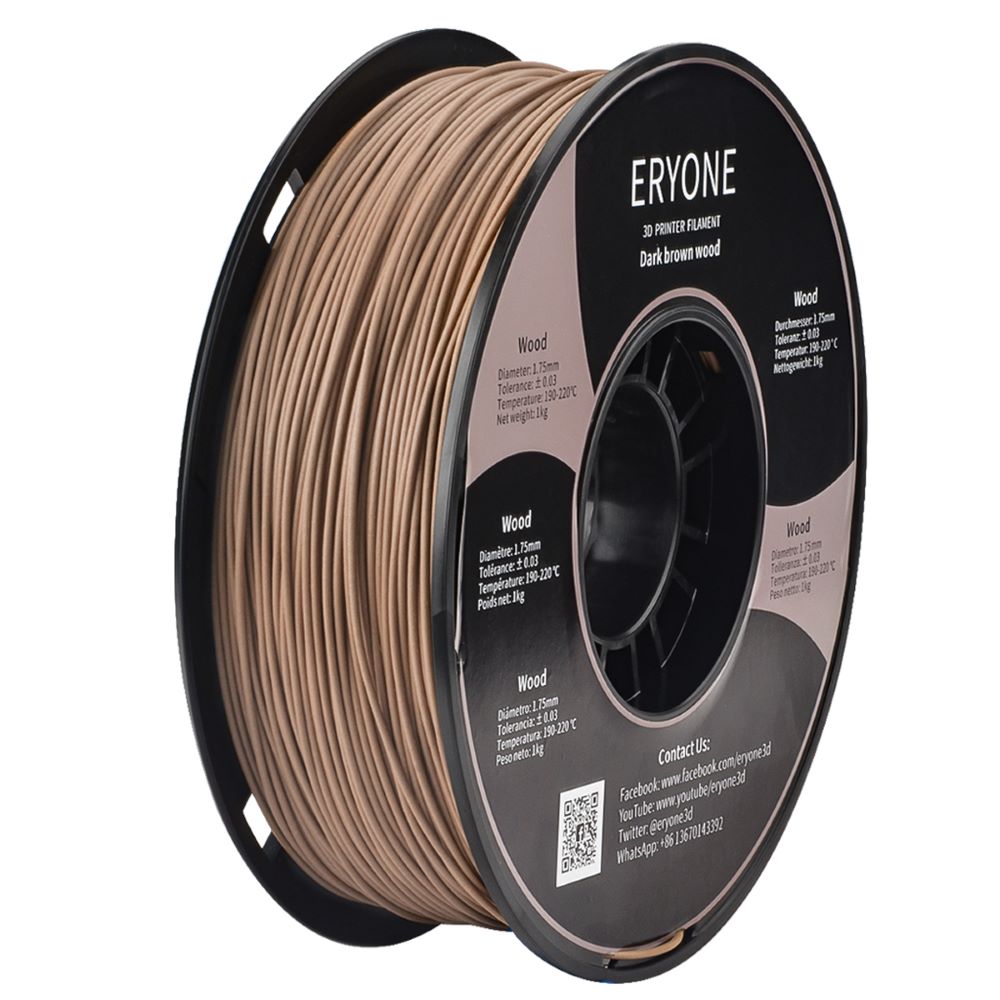 ERYONE Wood PLA Filament for 3D Printer