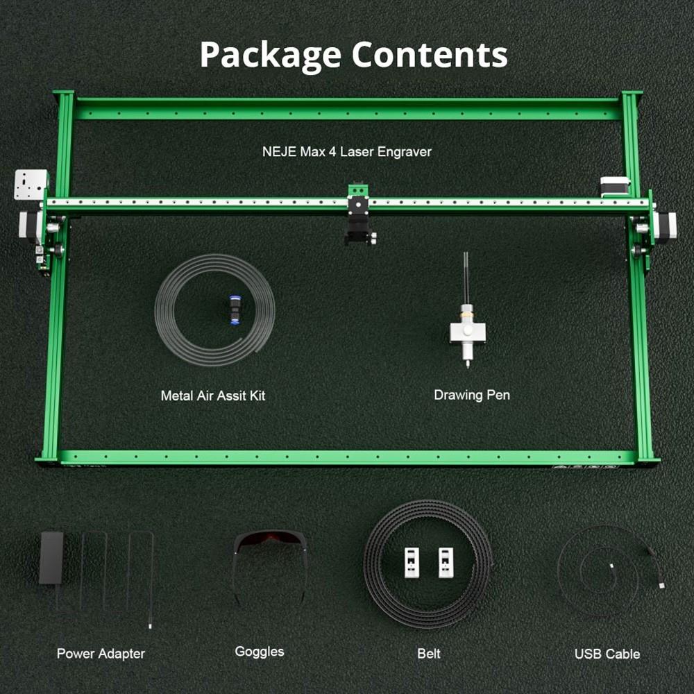 NEJE Max 4 Laser Engraver with Drawing Pen