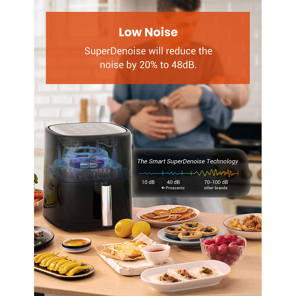 Proscenic T22 Smart Electric Air Fryer Oil-Free Non-stick 5L