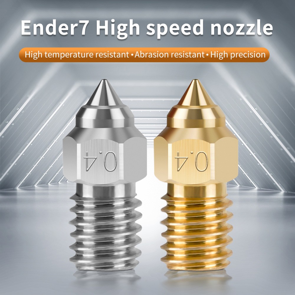 TWO TREES 0.4mm Chromium Zirconium Copper Ender 7 High Speed Nozzle