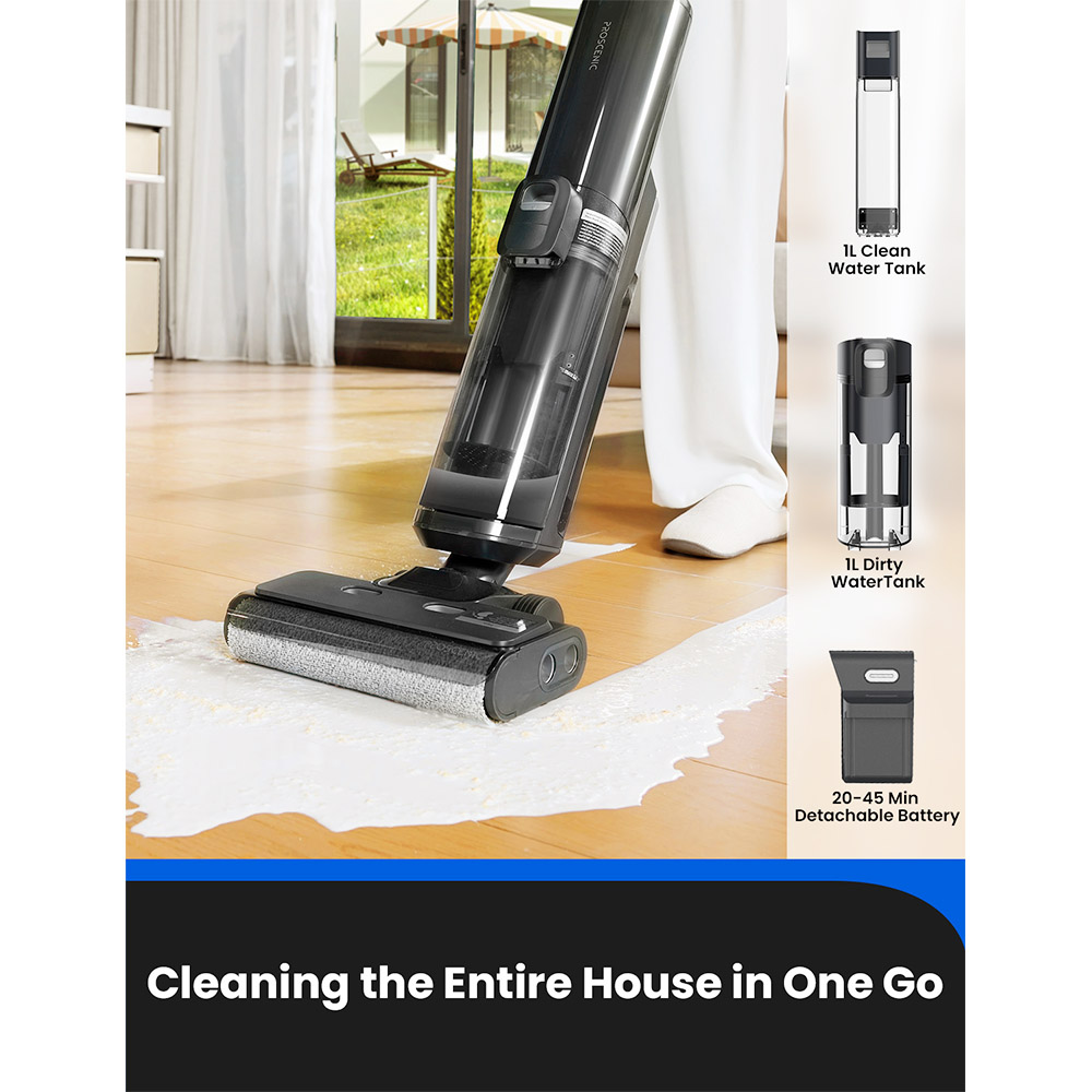 Proscenic WashVac F20 Cordless Vacuum Cleaner