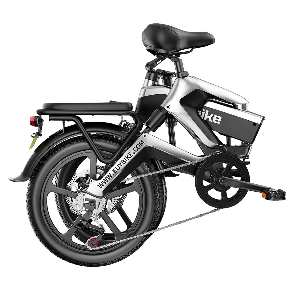 EUY K6 Folding Electric Bike 20 inch Tire 21mph 48V 12.8Ah 500W Motor