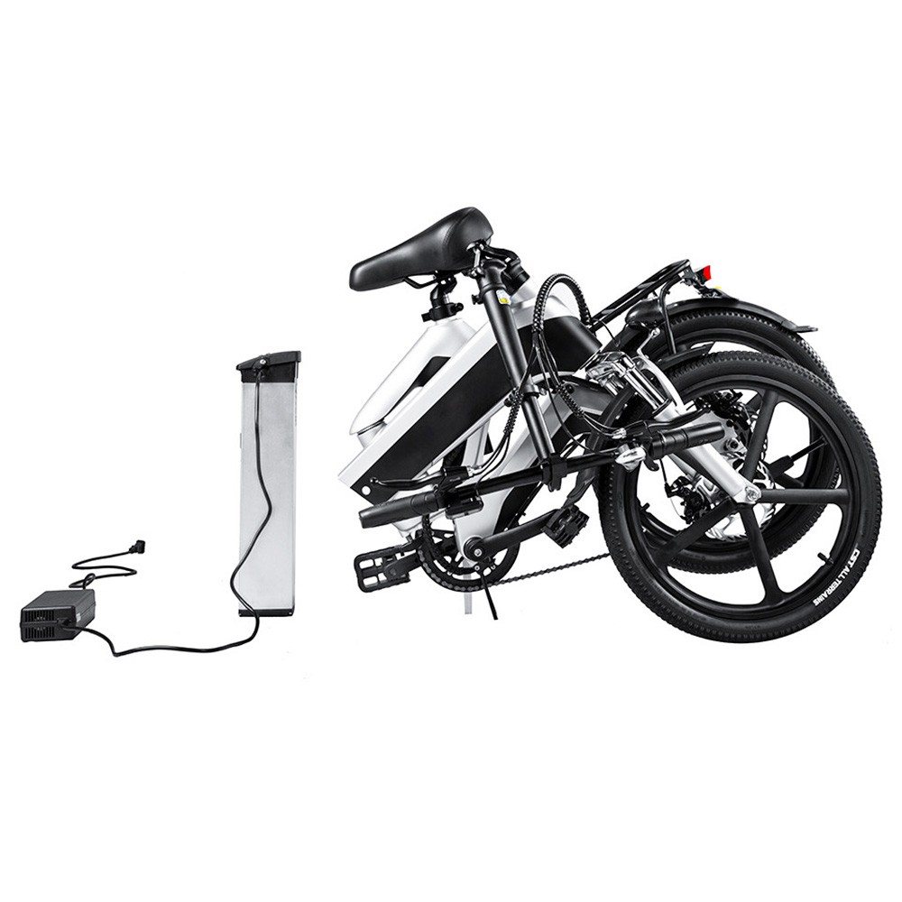 EUY K6 Folding Electric Bike 20 inch Tire 21mph 48V 12.8Ah 500W Motor