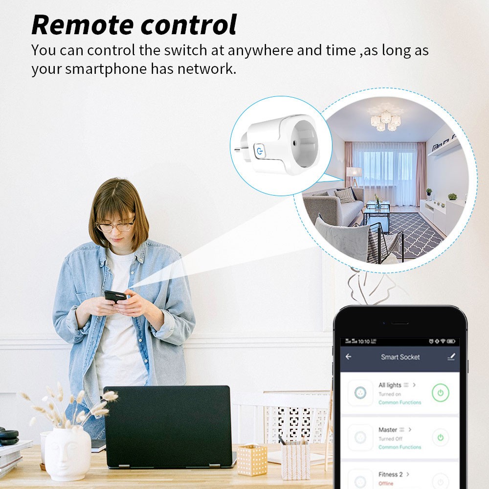 Homekit 16A EU Plug Smart Socket