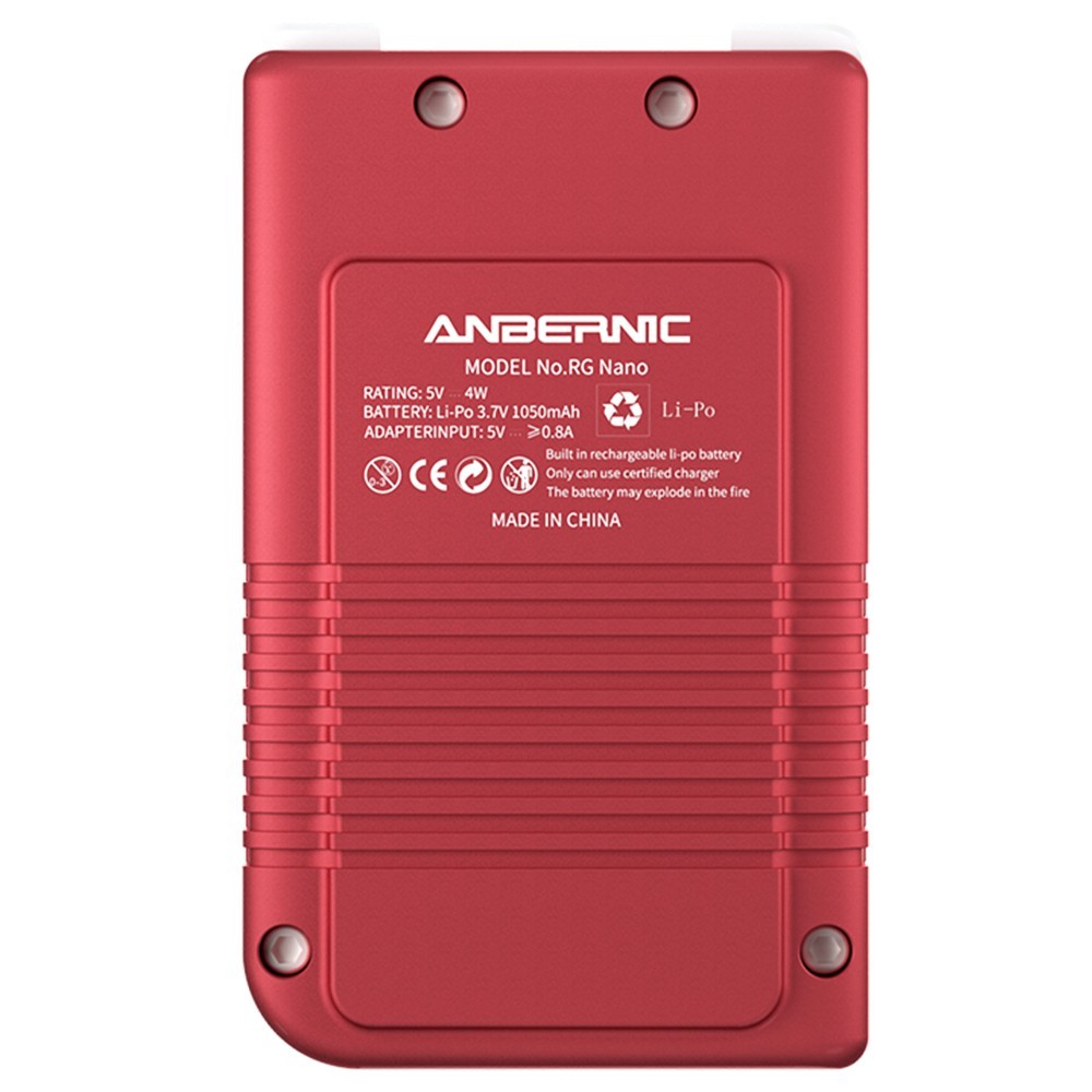 ANBERNIC RG Nano Game Console 64GB Red