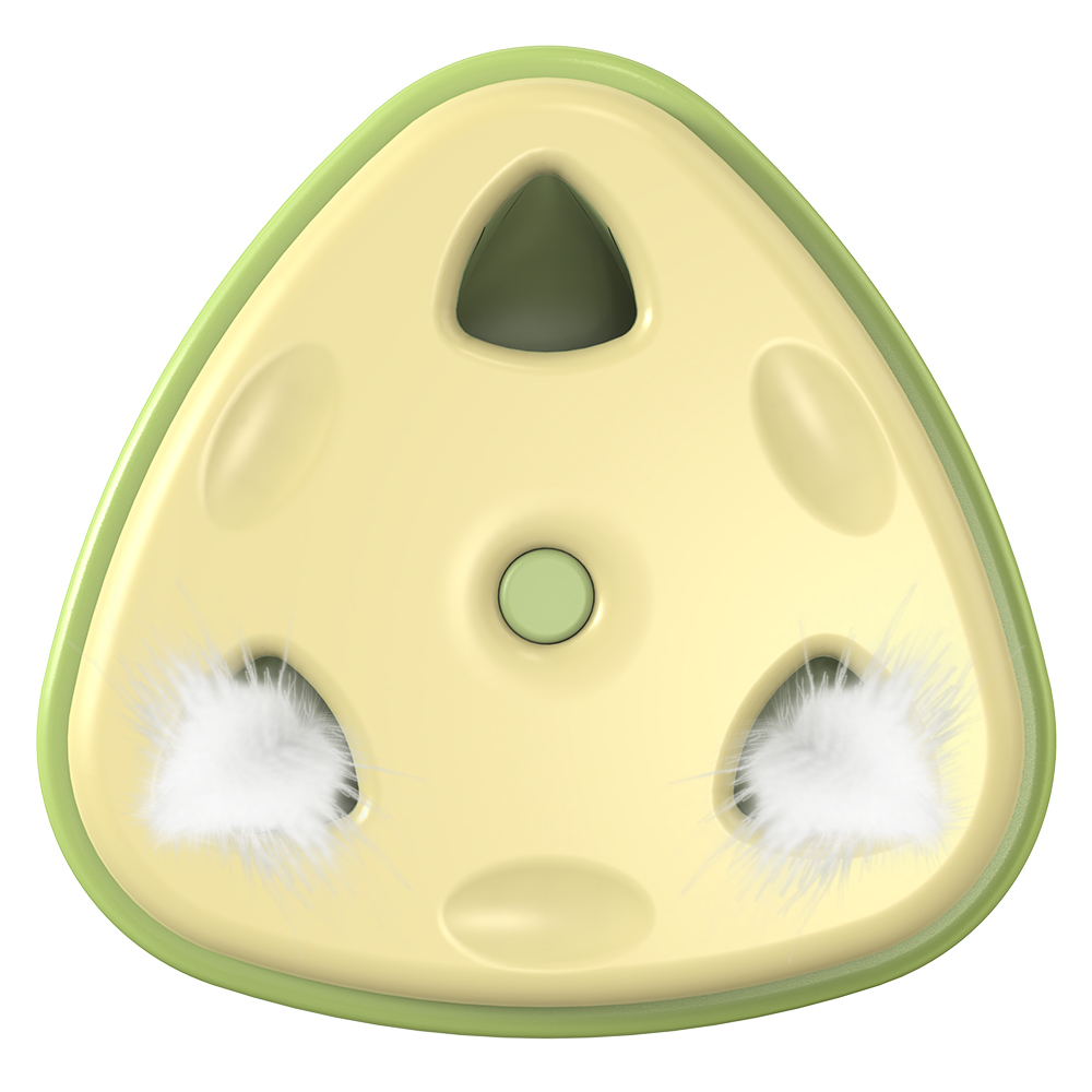 Fluffee Cheese Shape Cat Toy