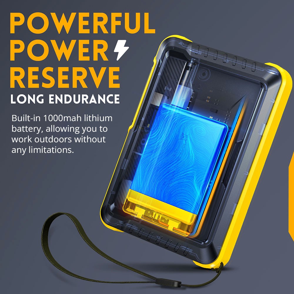 FNIRSI DSO152 Handheld Digital Oscilloscope with P6100 Probe Yellow