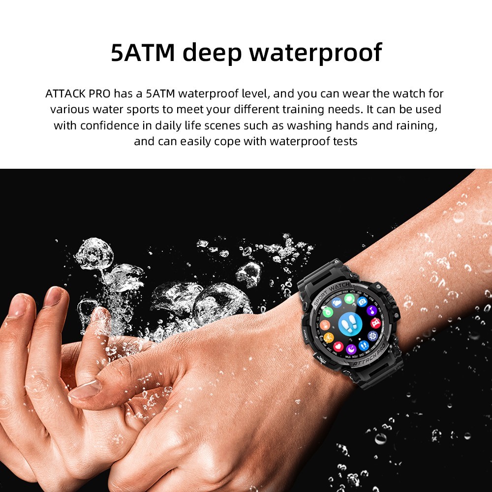 LOKMAT ATTACK Pro Smartwatch Black