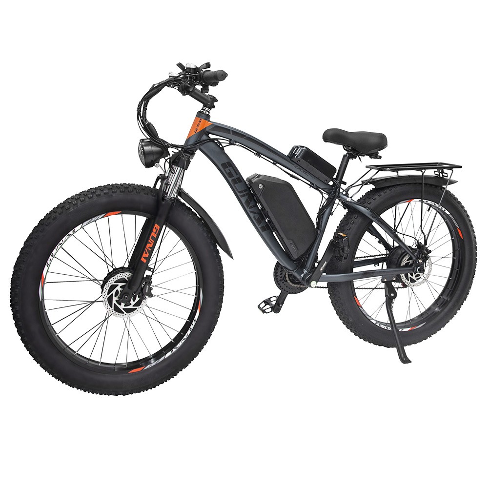 GUNAI GN88 Electric Bike 26 inch 2*1000W Motors 48V 22Ah 55km/h Speed