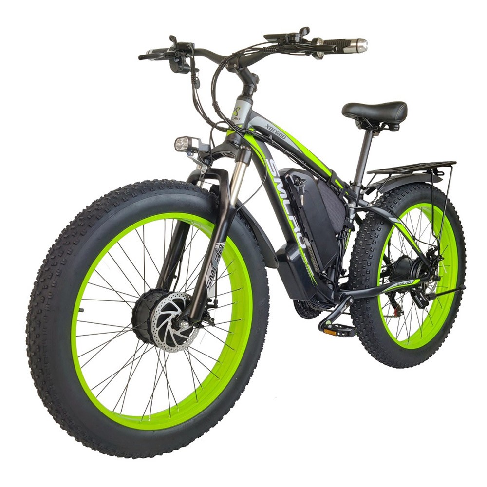 SMLRO XDC600 E-Bike 26 inch 1000W Dual Motor 55km/h 48V 22.4AH Green