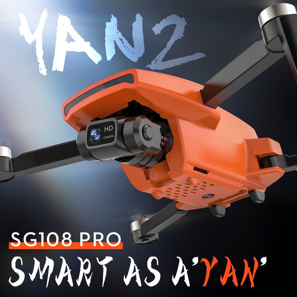 ZLL SG108 PRO 5G WIFI FPV GPS with 4K HD Camera RC Drone(Orange)