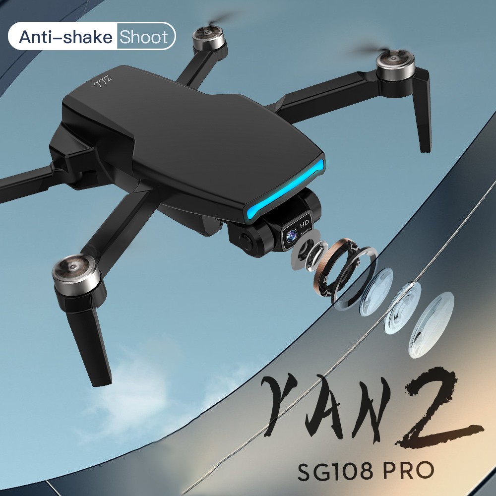 ZLL SG108 PRO 5G WIFI FPV GPS with 4K HD Camera RC Drone(Orange)