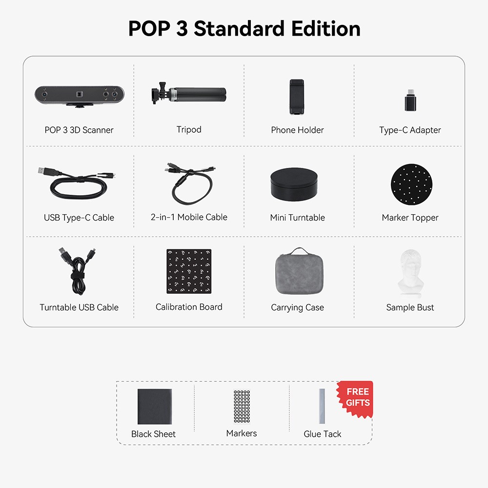 Revopoint POP 3 3D Scanner Standard Edition