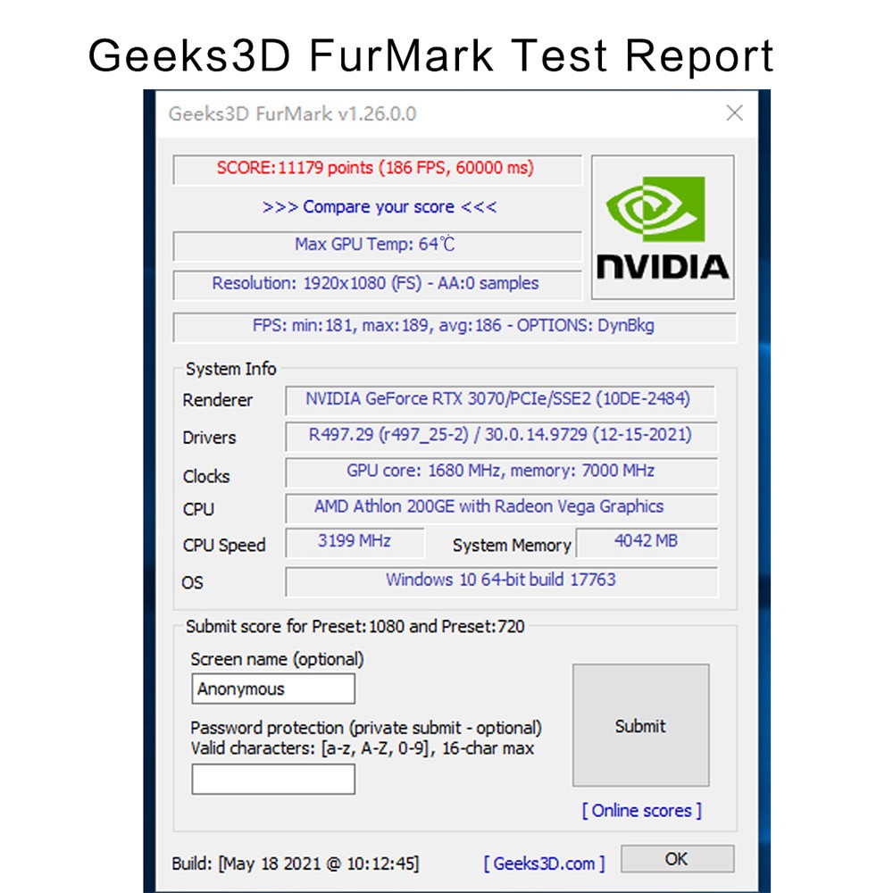 51RISC Graphics Card RTX3070 8GB