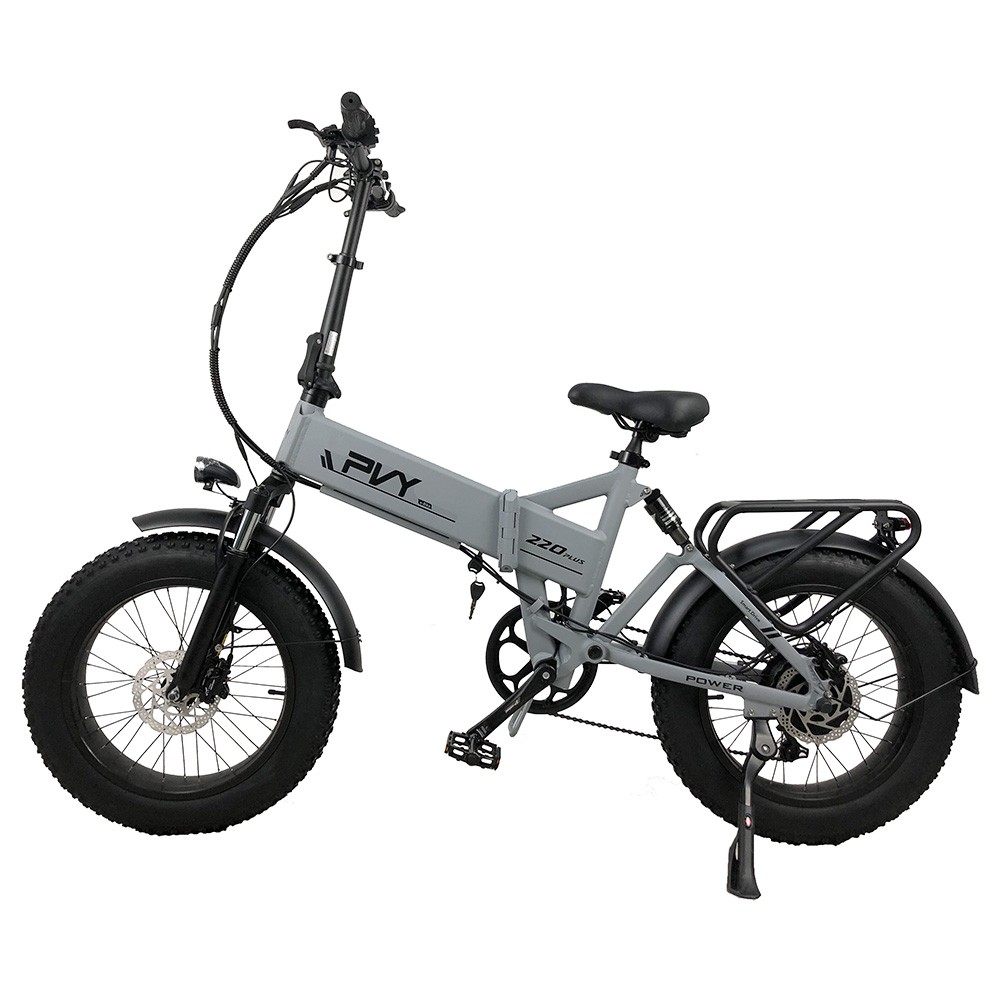 PVY Z20 Plus 20 inch Folding E-bike 500W Motor 48V 14.5Ah 50km/h Grey