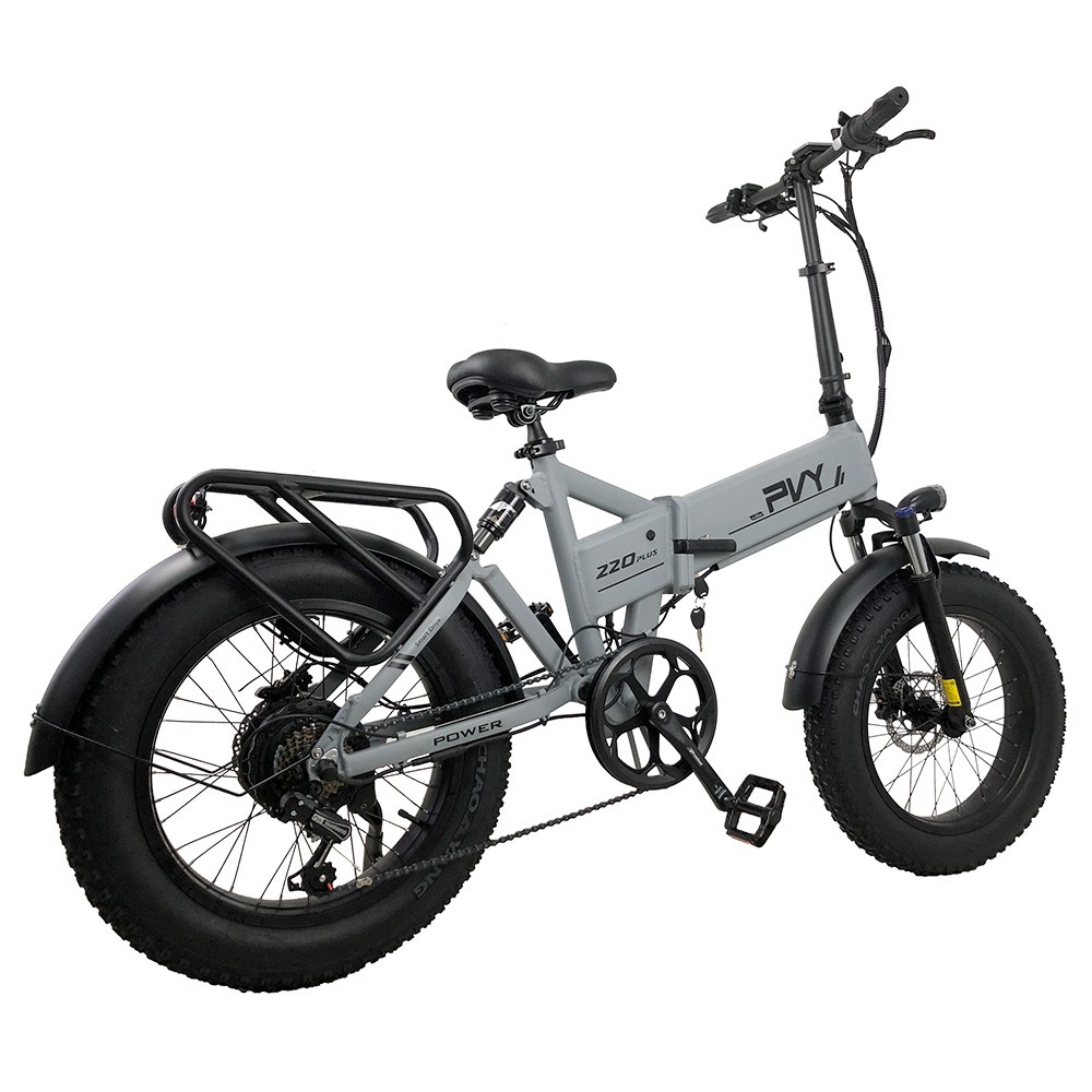 PVY Z20 Plus 20 inch Folding E-bike 500W Motor 48V 14.5Ah 50km/h Grey