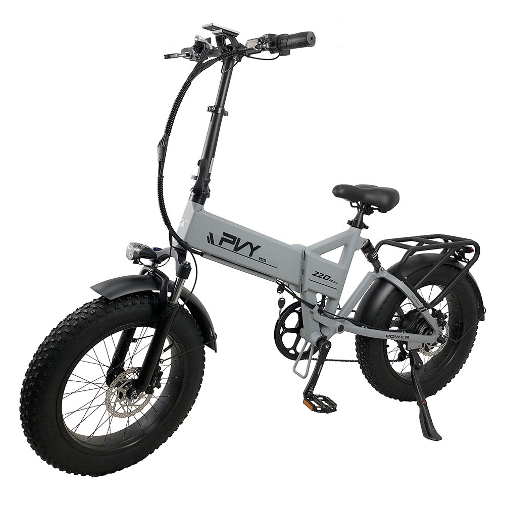 PVY Z20 Plus 20 inch Folding E-bike 500W Motor 48V 14.5Ah 50km/h Grey