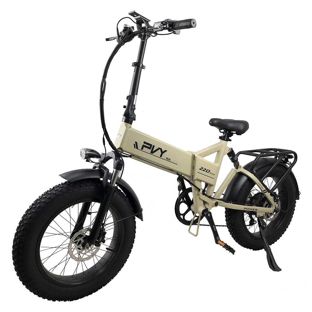 PVY Z20 Plus 20 inch Folding E-bike 500W Motor 48V 14.5Ah 50km/h Khaki