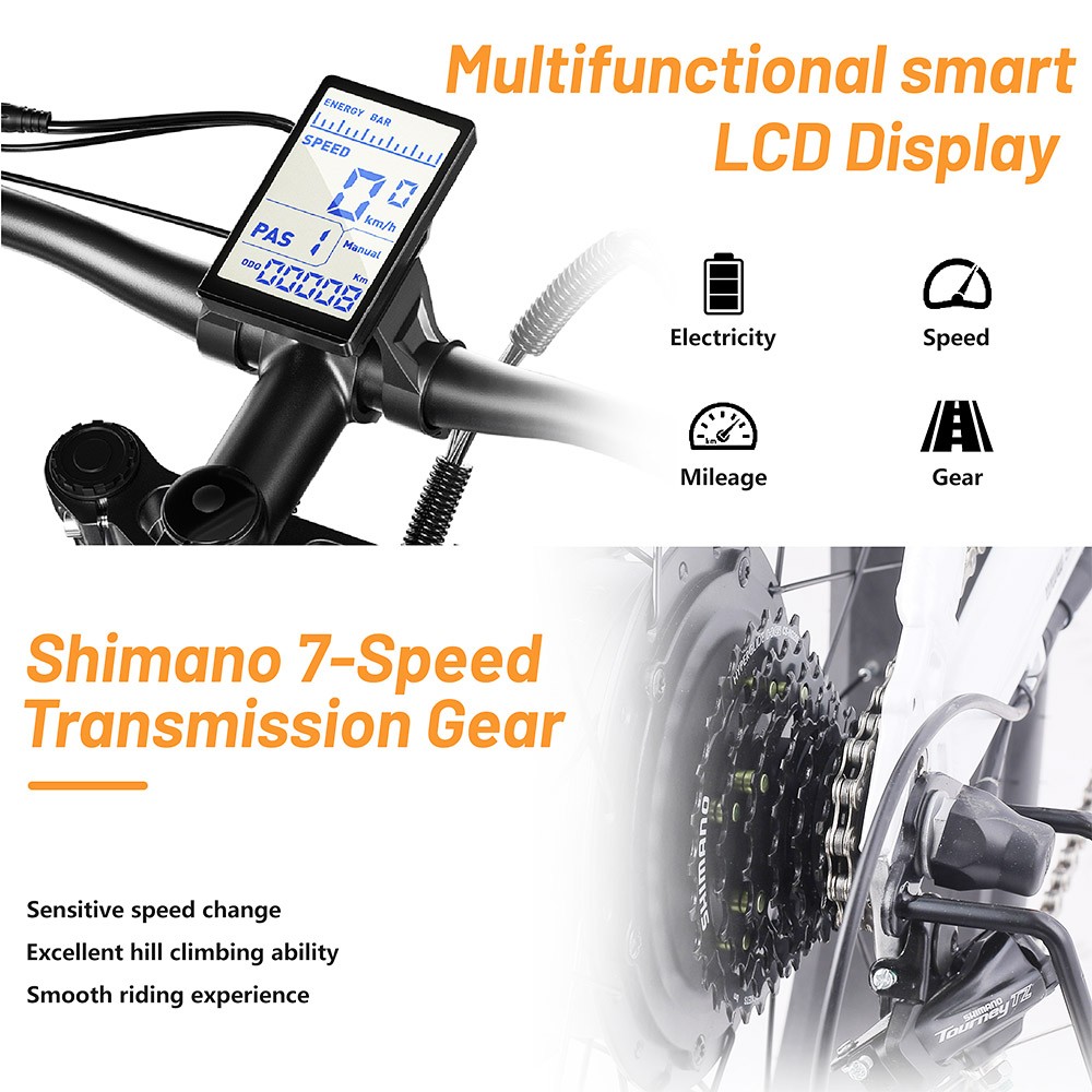 Shengmilo MX06 Electric Bike 48V 17.5Ah 42km/h 500W Bafang Motor