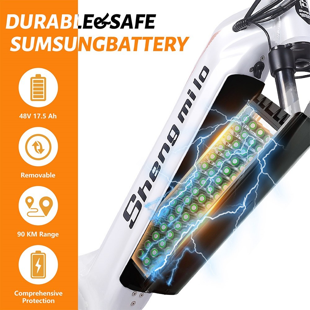 Shengmilo MX06 Electric Bike 48V 17.5Ah 42km/h 500W Bafang Motor