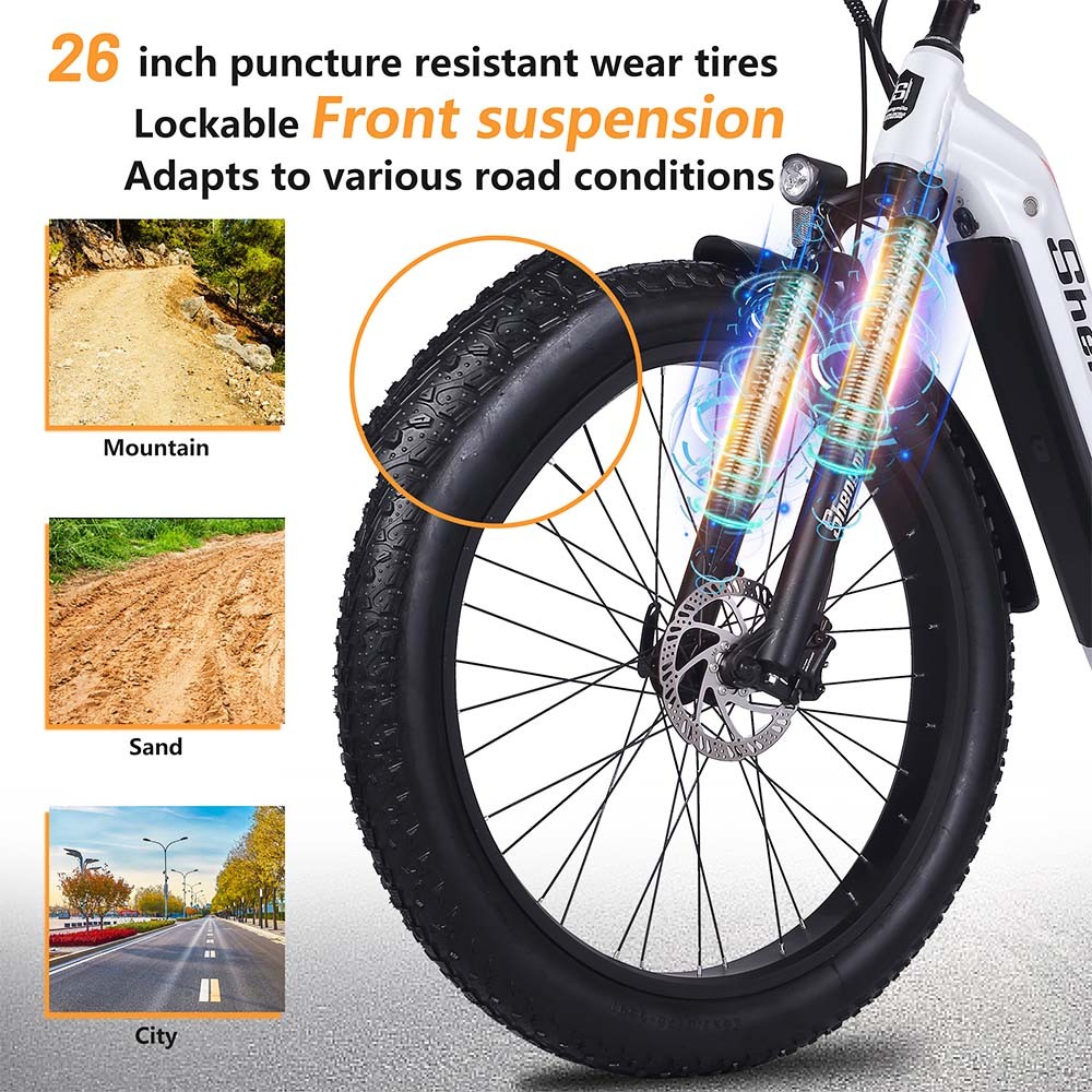 Shengmilo MX06 Electric Bike 48V 17.5Ah 42km/h 500W Bafang Motor