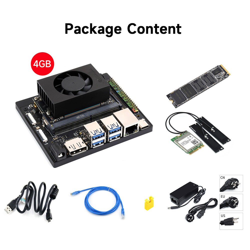 Waveshare NVIDIA Jetson Orin Nano AI Development Board 4GB