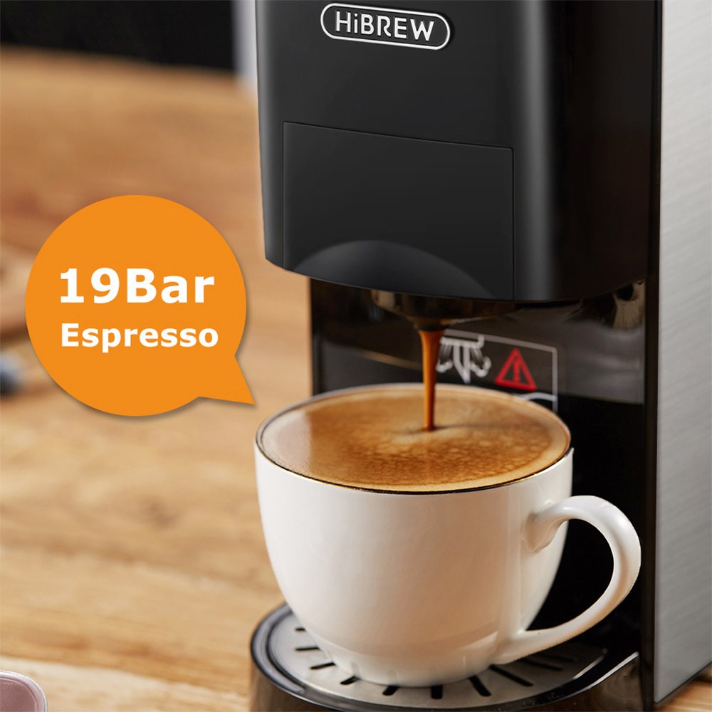HiBREW H3A 5 in 1 Coffee Machine Silver