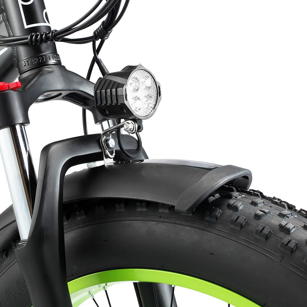 PHILODO H7 Electric Bike 26 inch 48V 1000W Motor 17.5Ah 50km/h Green