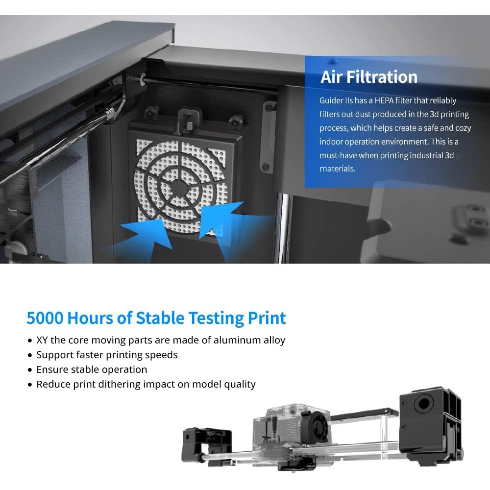 Flashforge Guider 2S Industrial 3D Printer | Europe