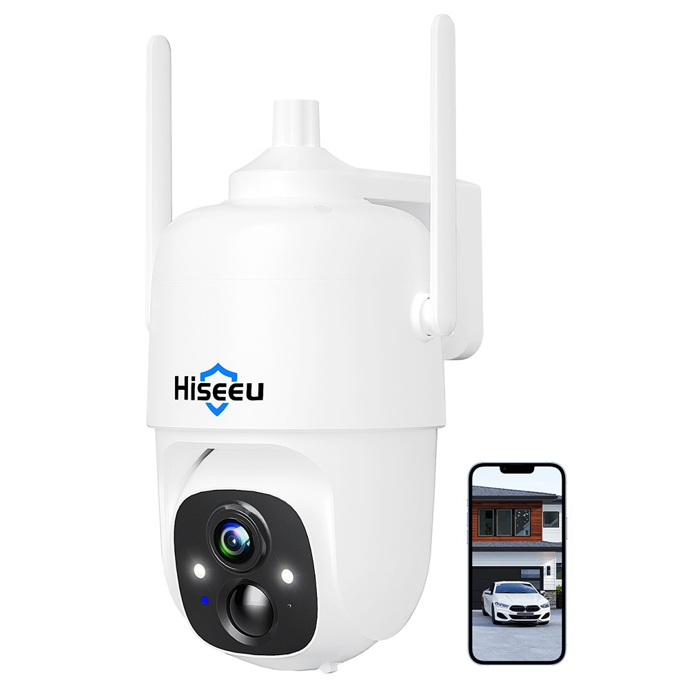 Hiseeu CQ1 Outdoor Solar Security Camera