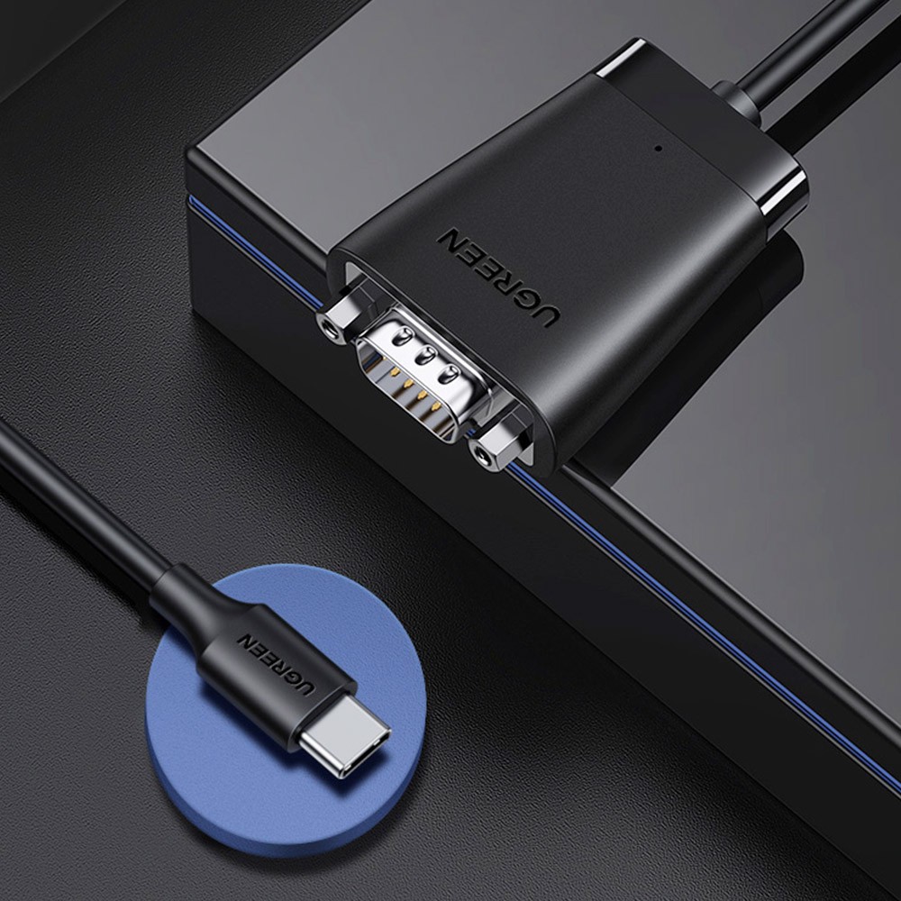 UGREEN Type-C to RS232 Male Cable 1.5m