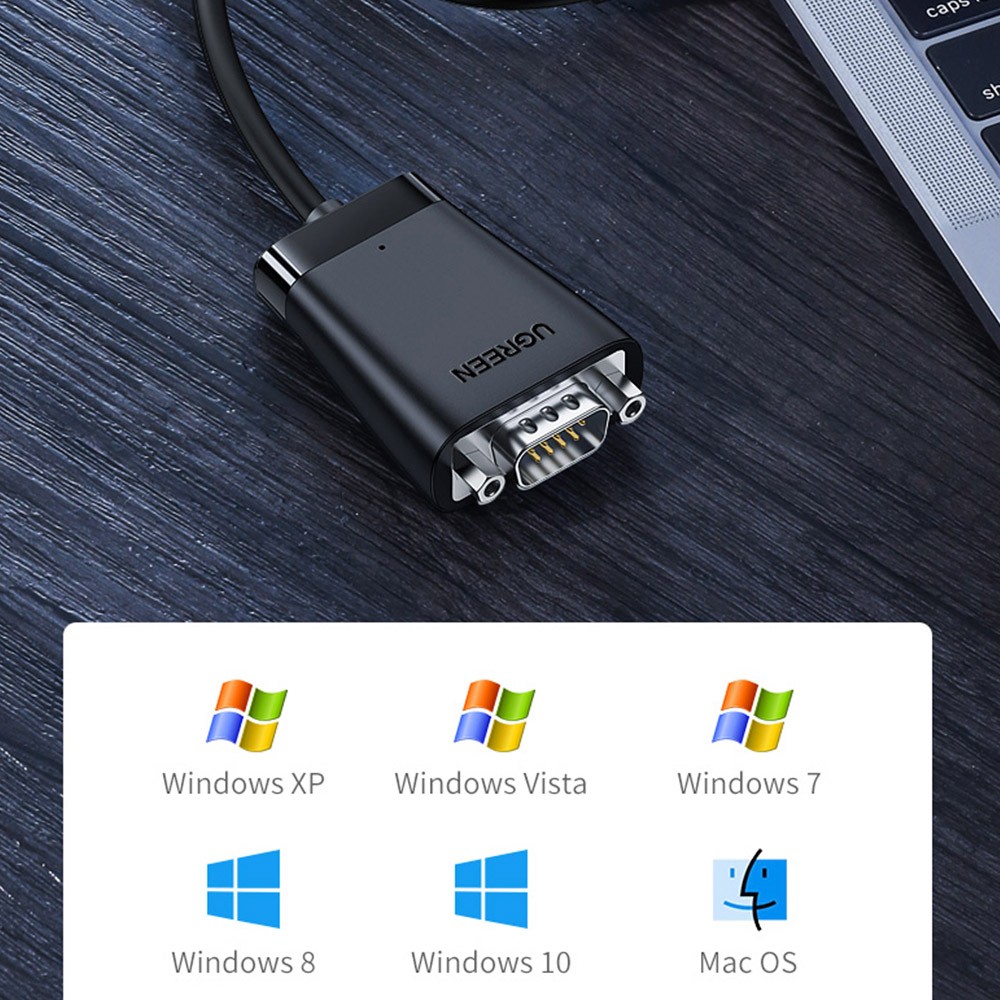 UGREEN Type-C to RS232 Male Cable 1.5m