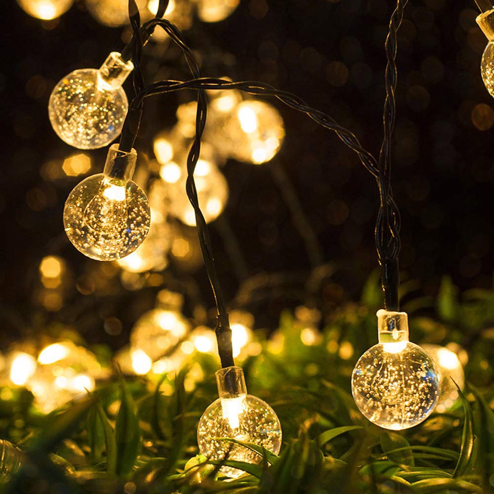 24mm Solar String Lights Warm Light