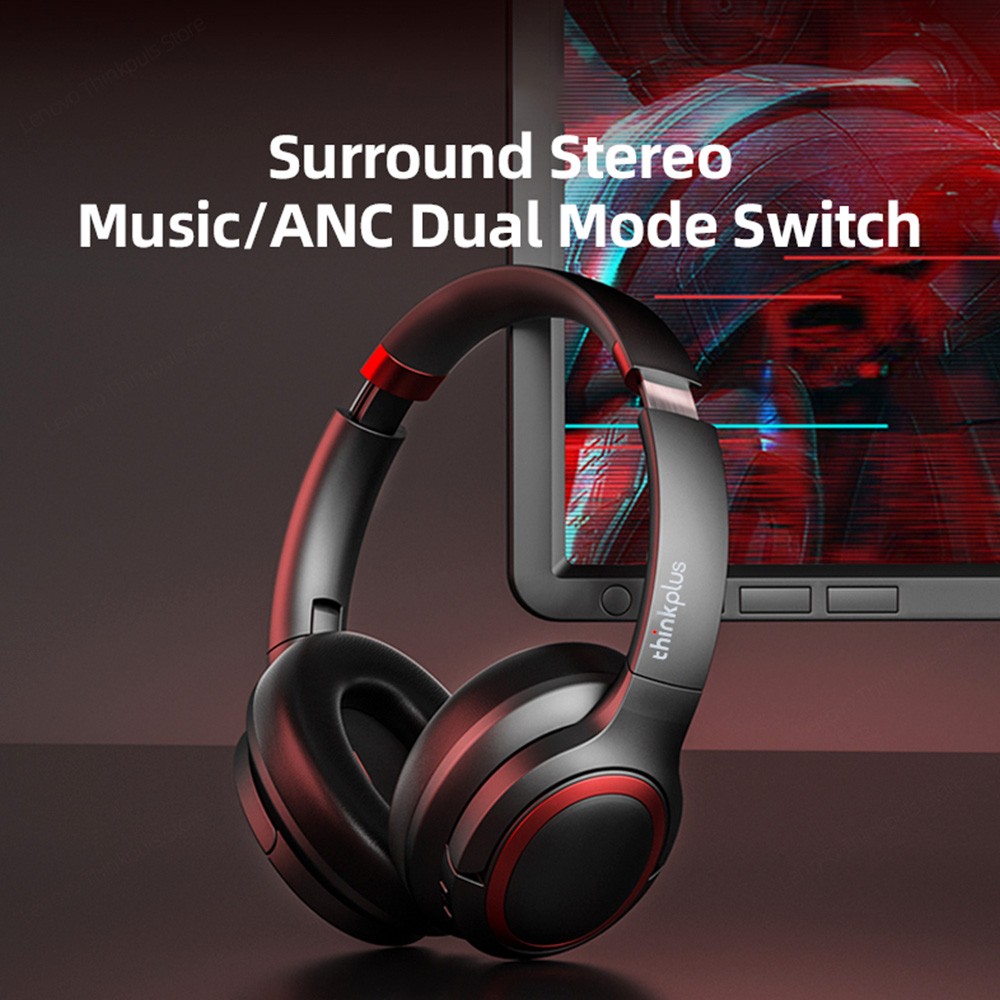 Lenovo Thinkplus TH40 Headset Bluetooth 5.0 Black