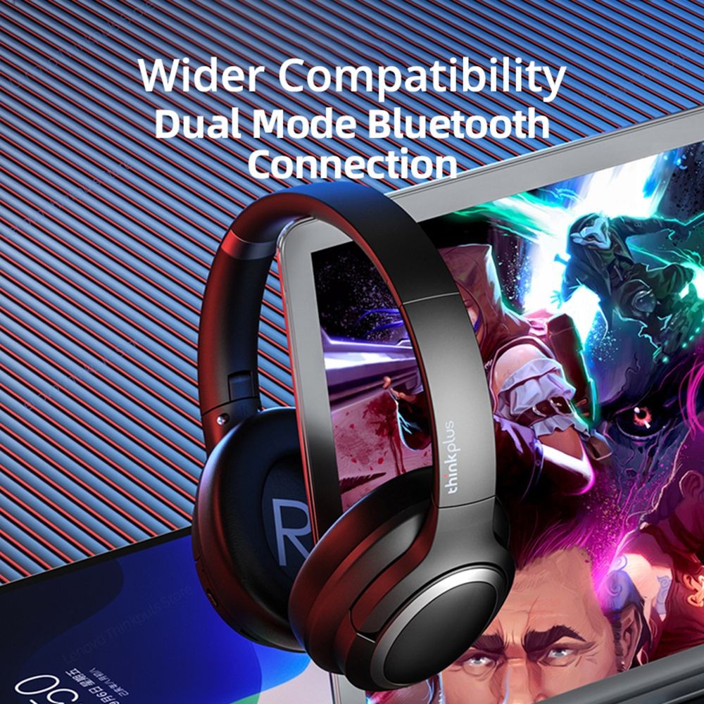 Lenovo Thinkplus TH40 Headset Bluetooth 5.0 Black