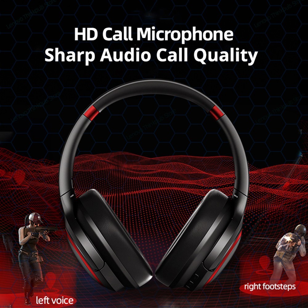 Lenovo Thinkplus TH40 Headset Bluetooth 5.0 Black