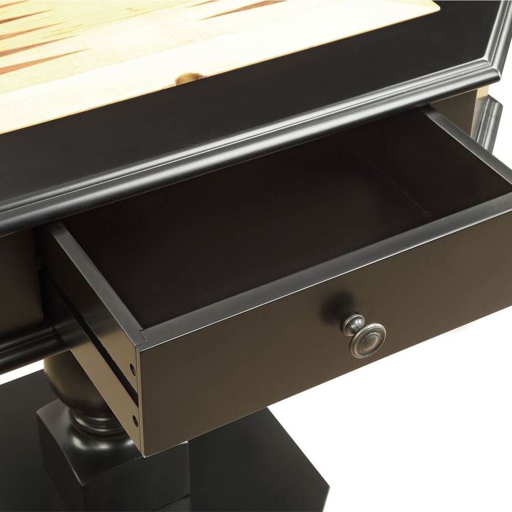 ACME Bishop Game Table in Black 82846