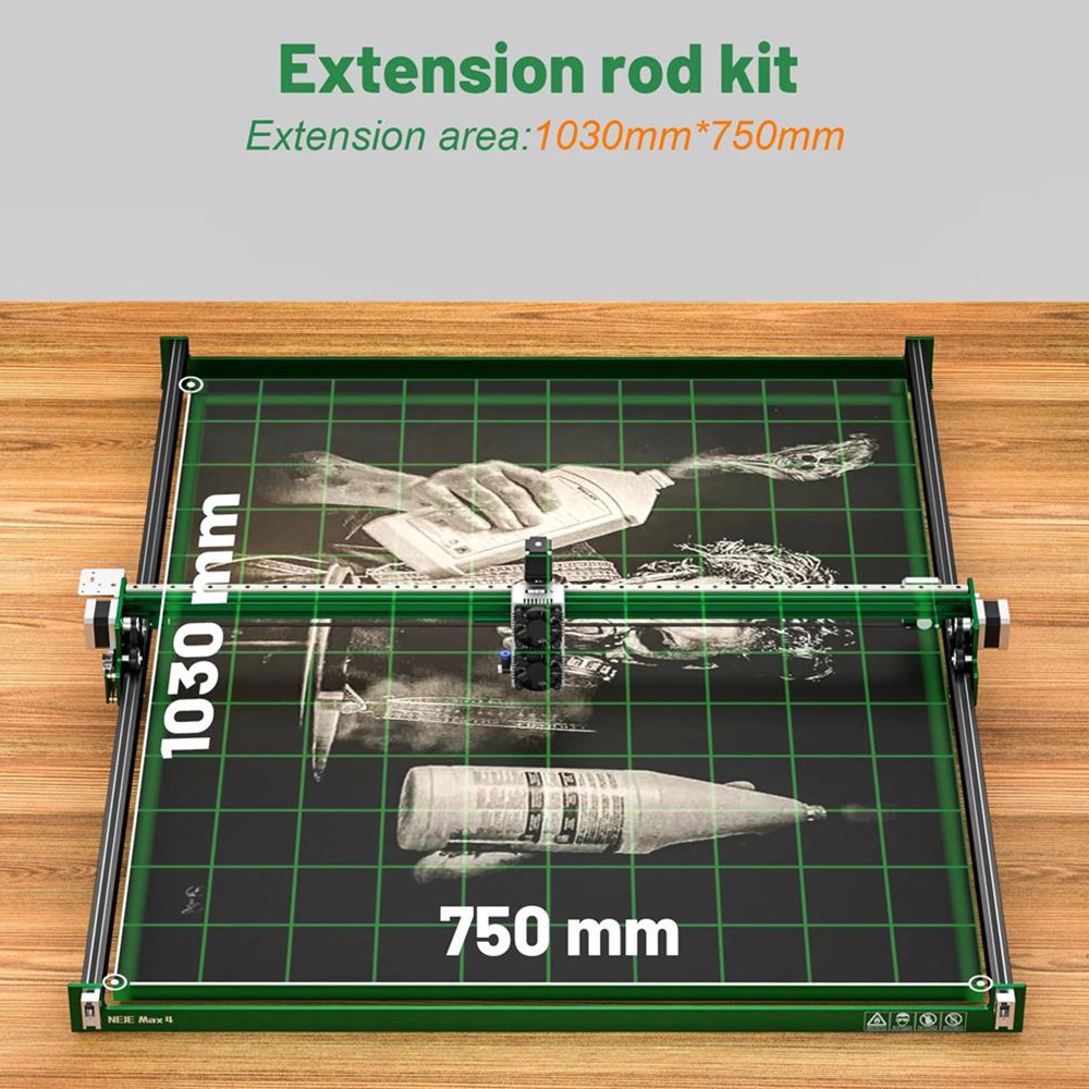 NEJE 1150mm Y-Axis Extension Rod Kit