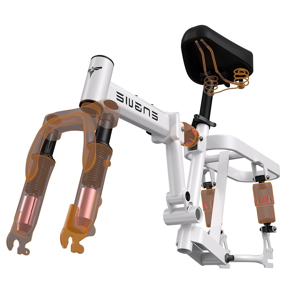 ENGWE T14 Electric Bike 14 inch Tire 48V 10Ah 250W Motor 25km/h White ...