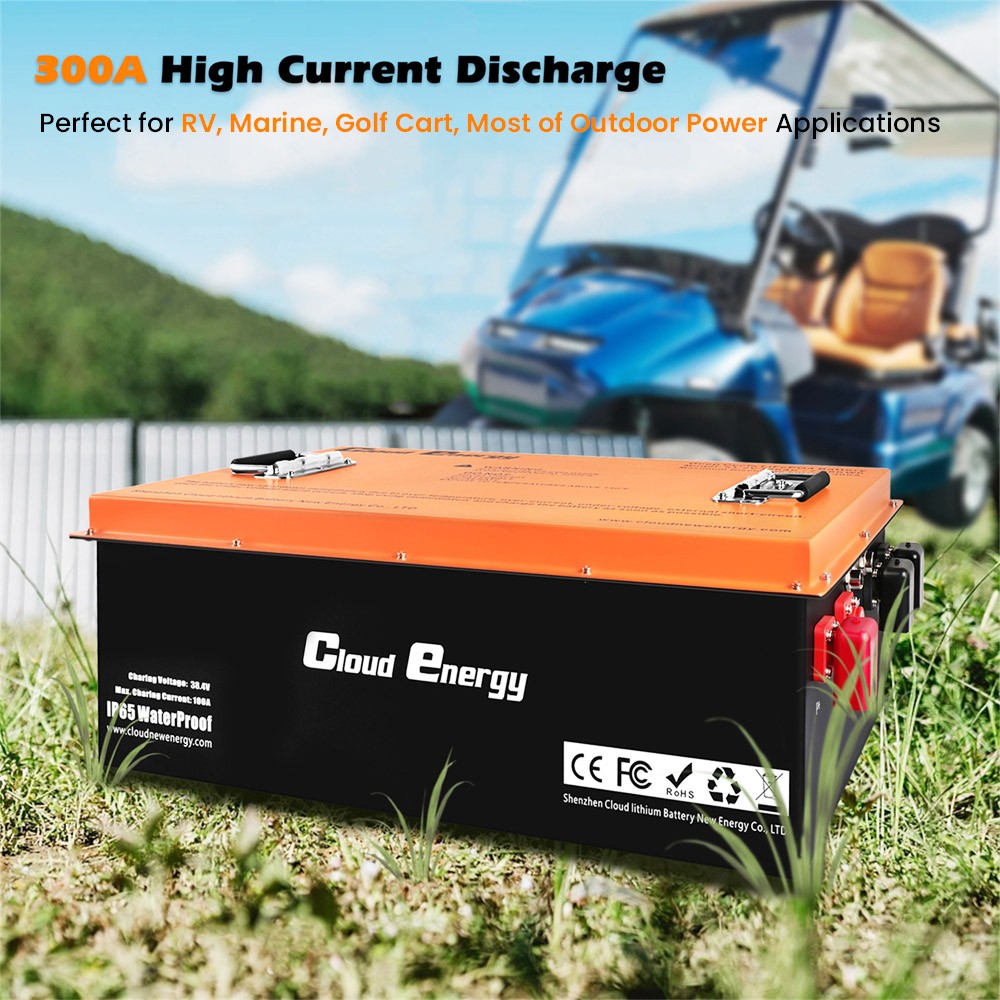 Cloudenergy 36V 150Ah LiFePO4 Deep Cycle Battery Pack