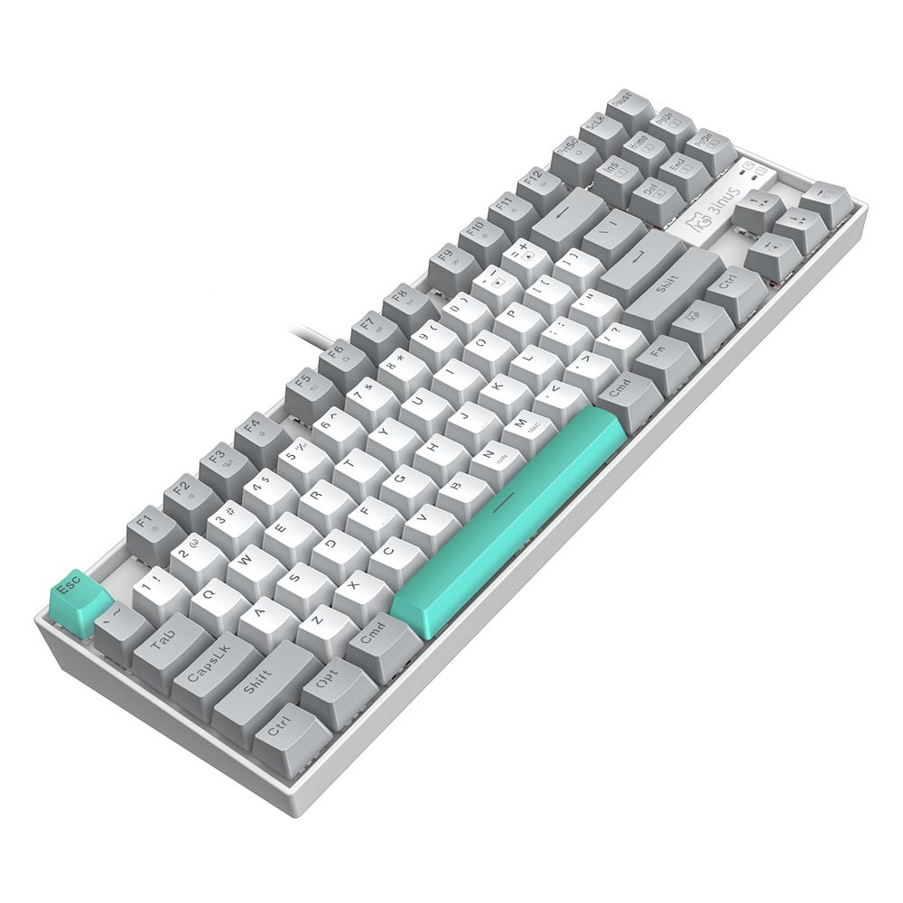 3inuS 87-Key 5-in-1 Mechanical Keyboard Hub Brown Switches