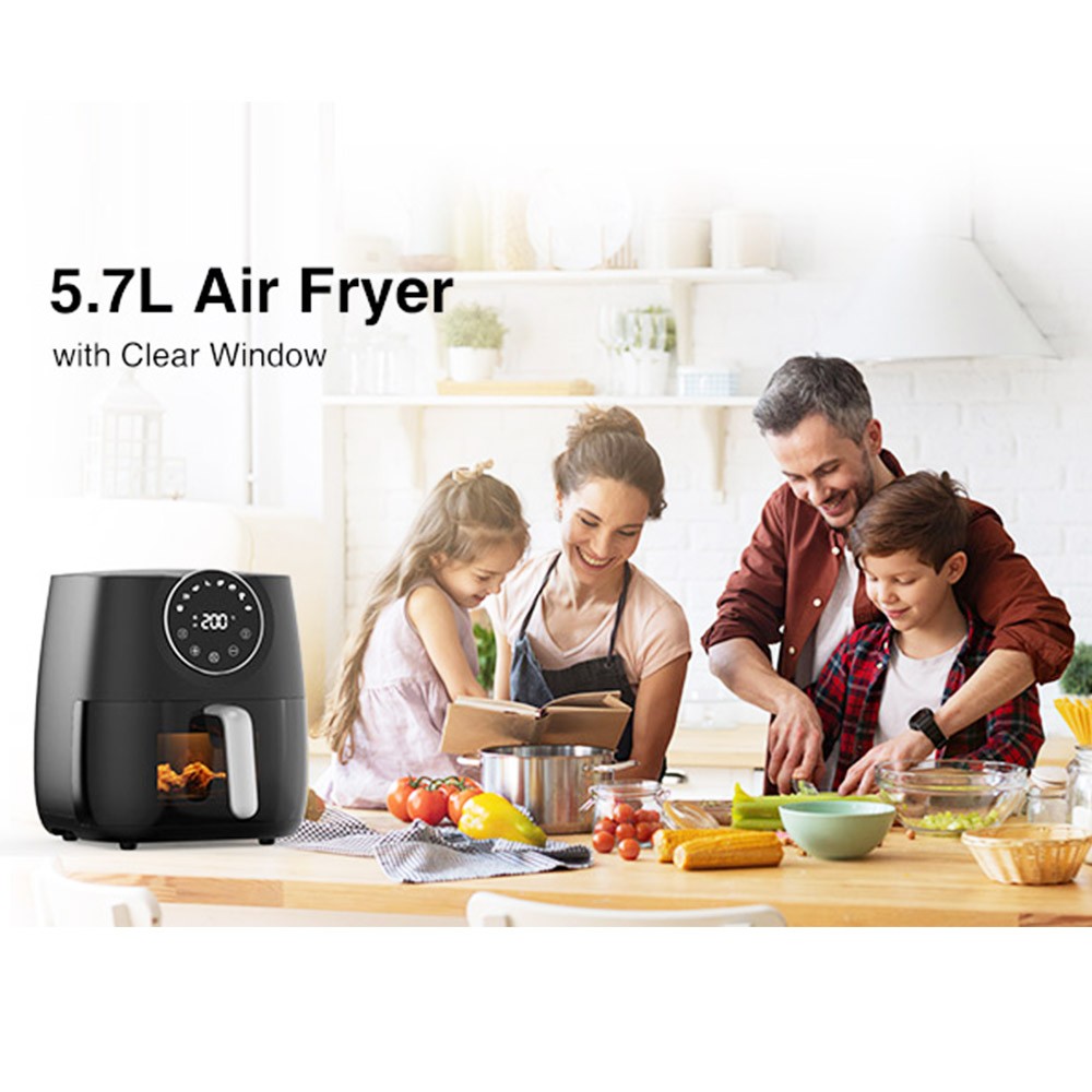 joyami 1700W Air Fryer 6 Quart/5.7 Liter, 8 Presets