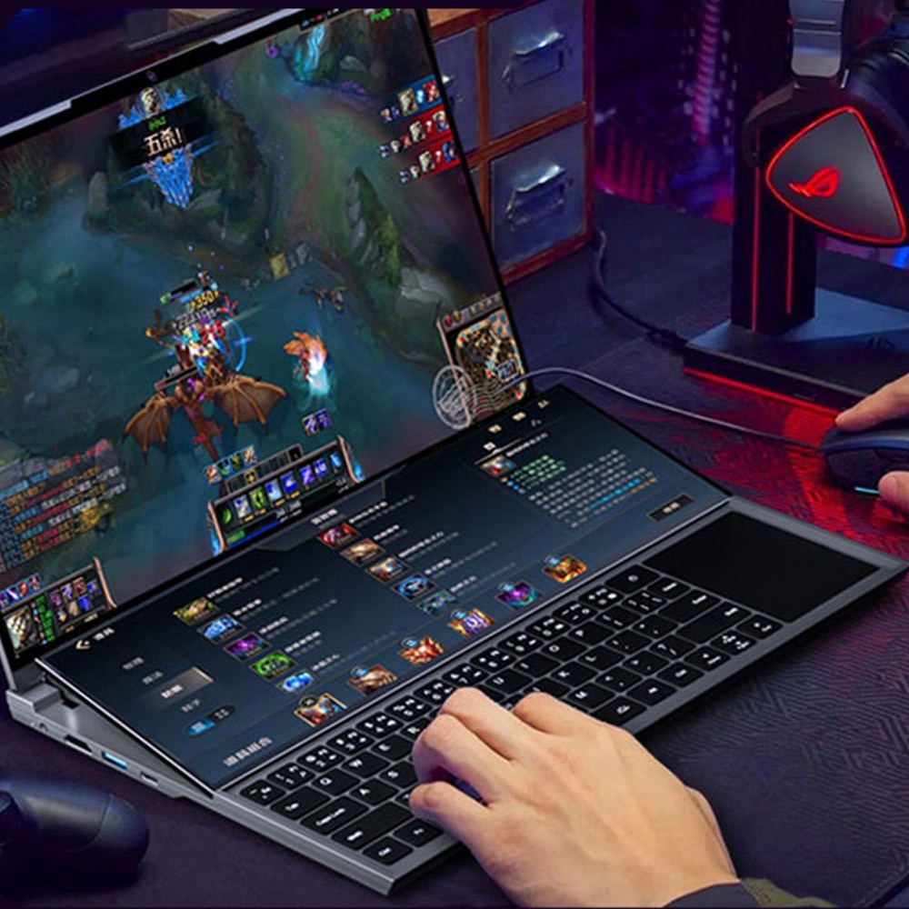 N-one NBook Fly Laptop 16in+14in Dual Screen 16GB DDR4 1TB SSD