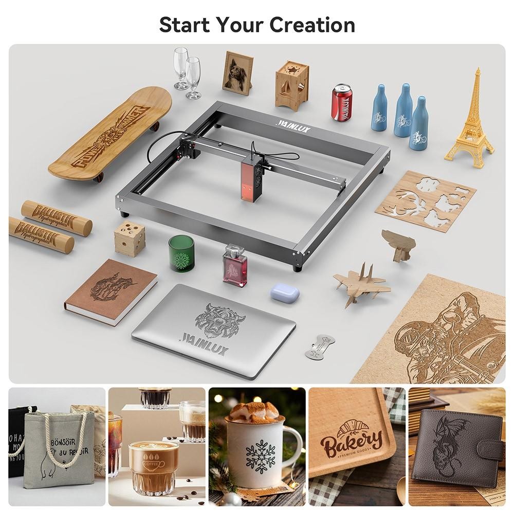 WAINLUX JL7 Laser Engraver Cutter 400*400mm