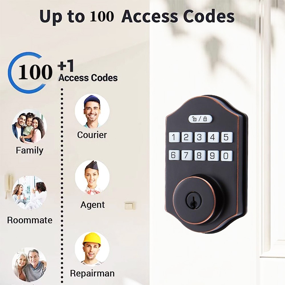 Geekbes K2 Smart Password Key Door Lock