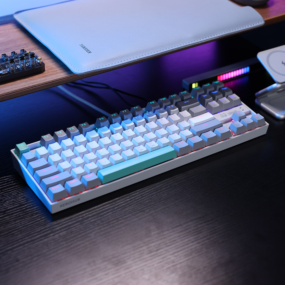 3inuS 87-Key 5-in-1 Mechanical Keyboard Hub Brown Switches