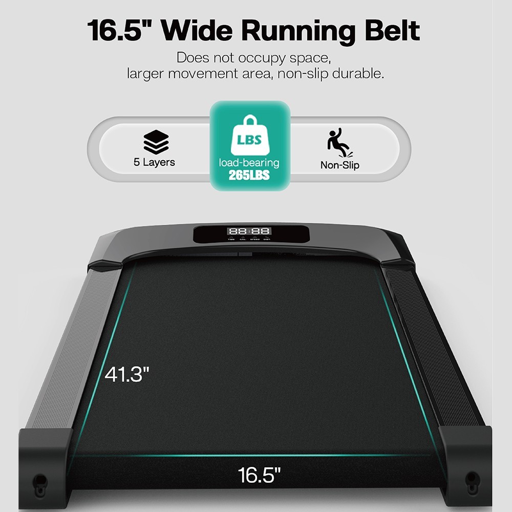 KRD Q20-1 2 in 1 Under Desk Treadmill Black