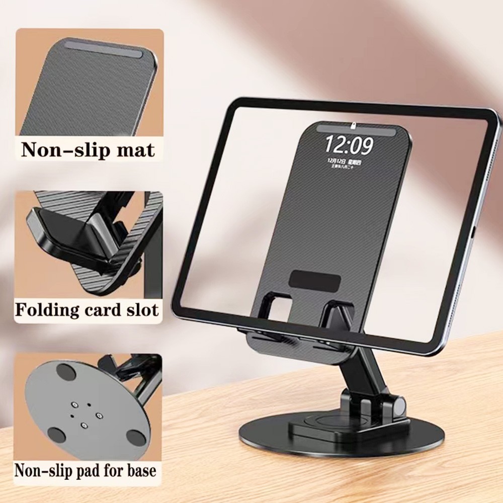 Portable Foldable Phone Stand Black