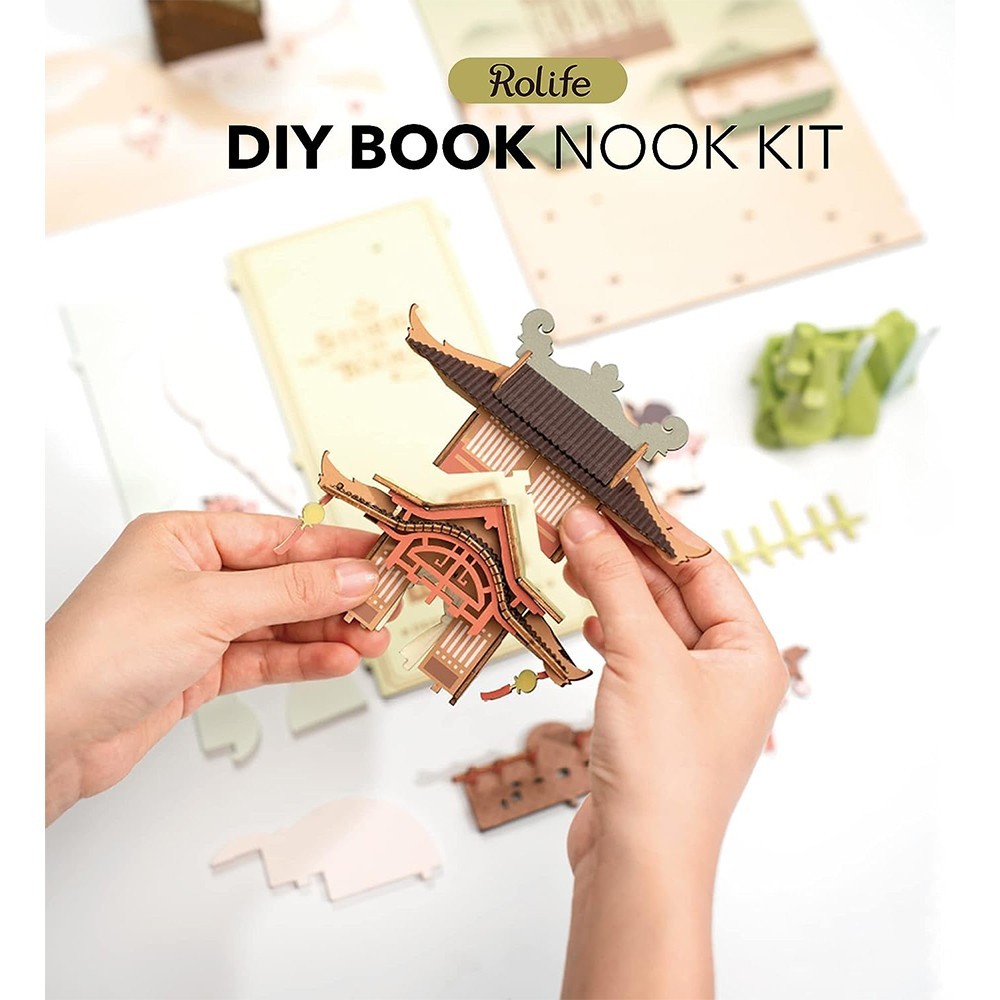 Rolife TGB05 Book Nook Shelf 3D Wooden Puzzle